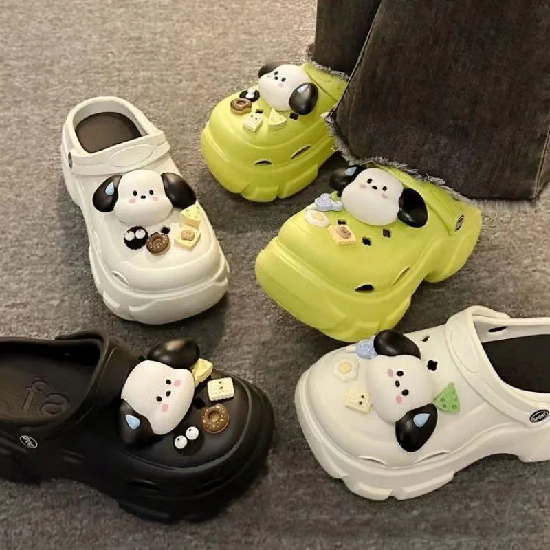 Women-Sandals-Cartoon-Cute-Dog-Platform-Hole-Shoes-Female-Stepping-on ...