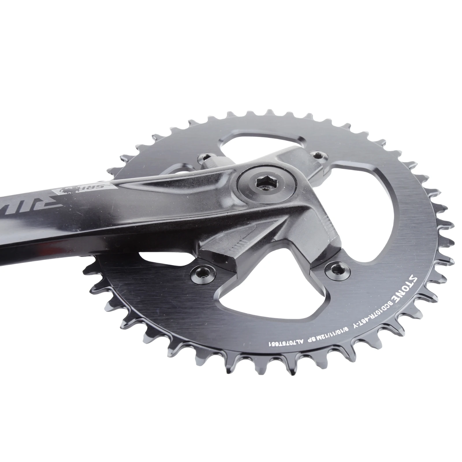 Stone Round Chainring 107BCD for Sram Rival Crankset 107 Bcd Road Bike ...