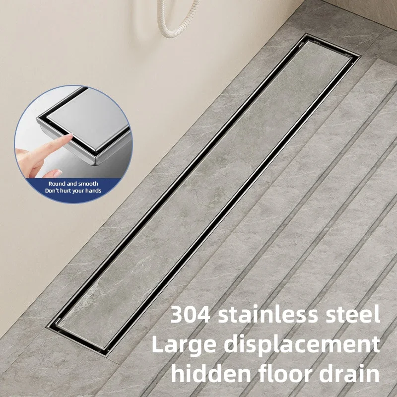 Invisible-Floor-Drain-Stainless-Steel-Bathroom-Drainage-Anti-odor ...