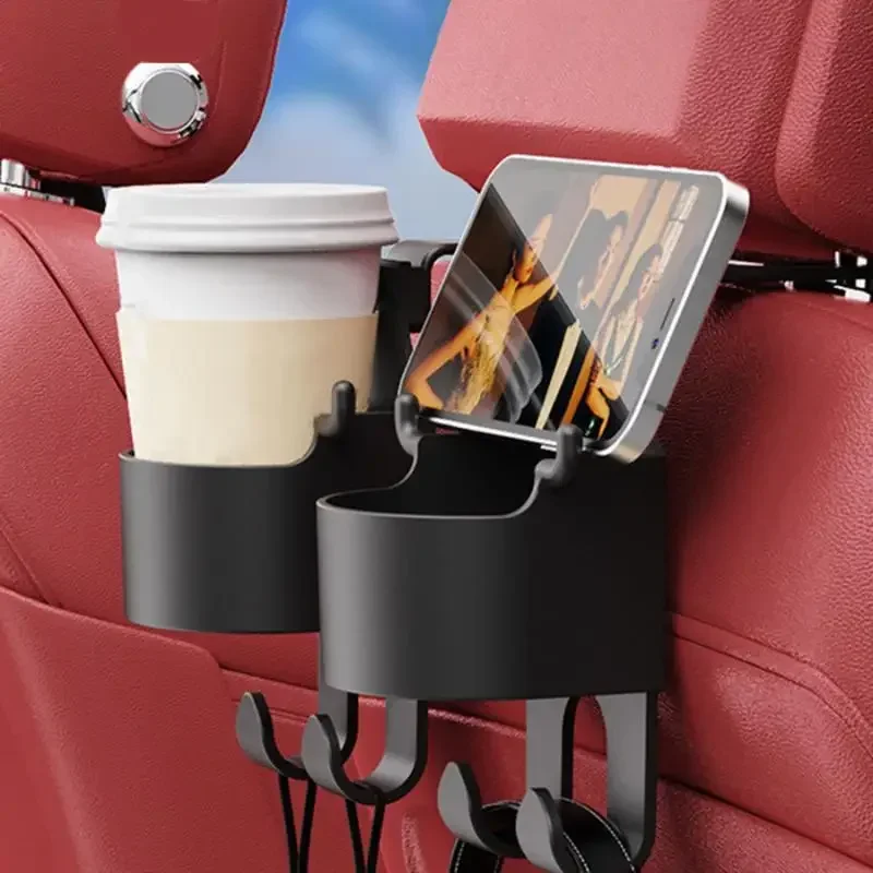 2-piece-set-of-black-car-seat-water-cup-holder-car-thermos-cup-storage ...