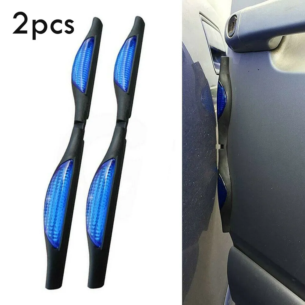 2Pcs-Anti-collision-Sticker-Blue-Car-Door-Protectors-Reflectors-Door ...
