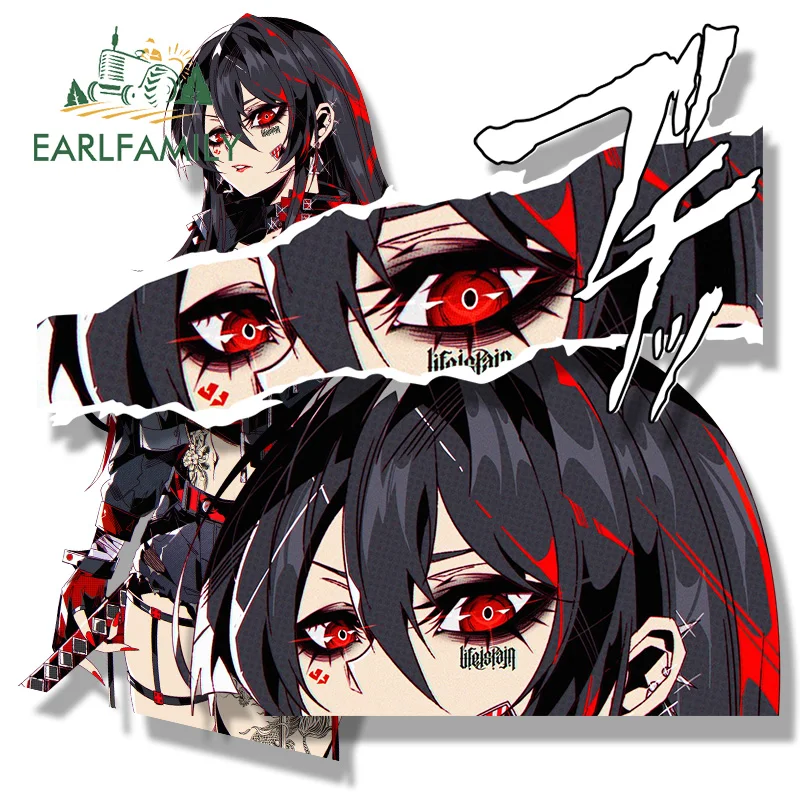 EARLFAMILY-Punk-Akame-Fanart-Car-Sticker-Hot-Anime-Night-Raid-Killer ...