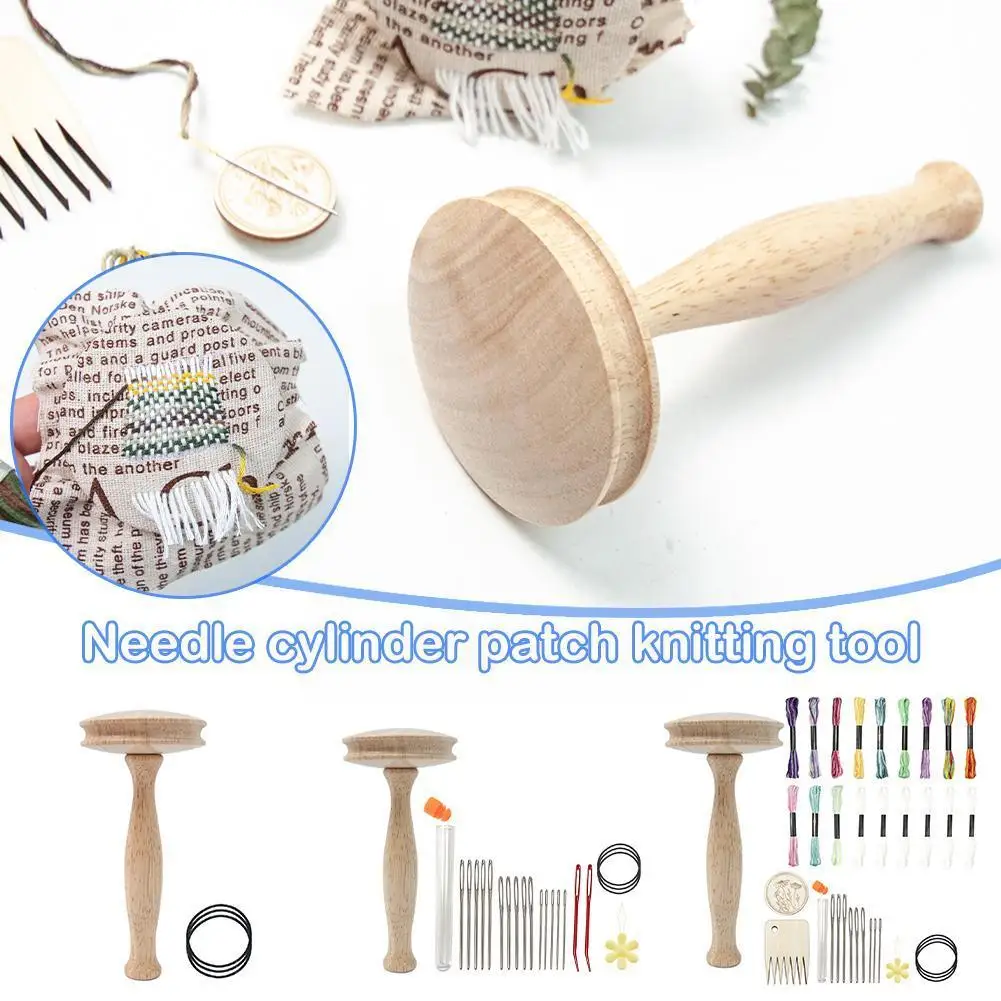 Darning Supplies Kit Wood Diy Mushroom Darning Needle Wood Home Clothes ...