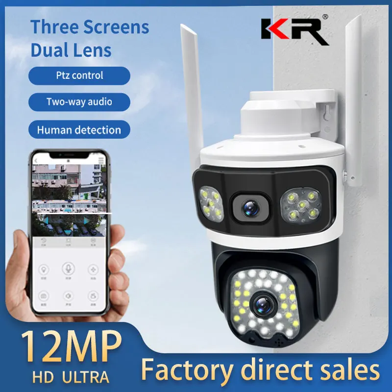 12MP-PTZ-WiFi-6K-Dual-Lens-Screen-Camera-Outdoor-Three-Screens ...