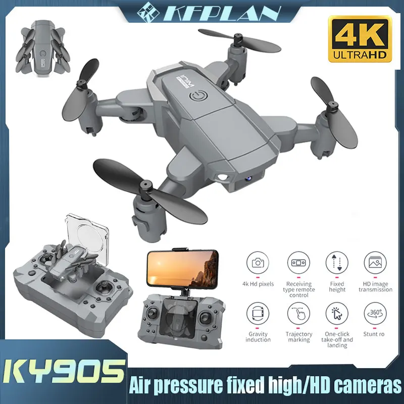 New-KY905-Mini-Drone-4K-HD-Camera-Wifi-FPV-Aerial-Photography-Foldable ...