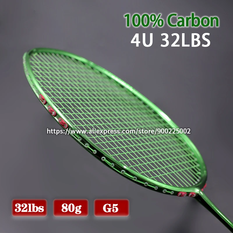 Professional-Carbon-Fiber-Offensive-Type-Badminton-Rackets-Strung-Bags ...