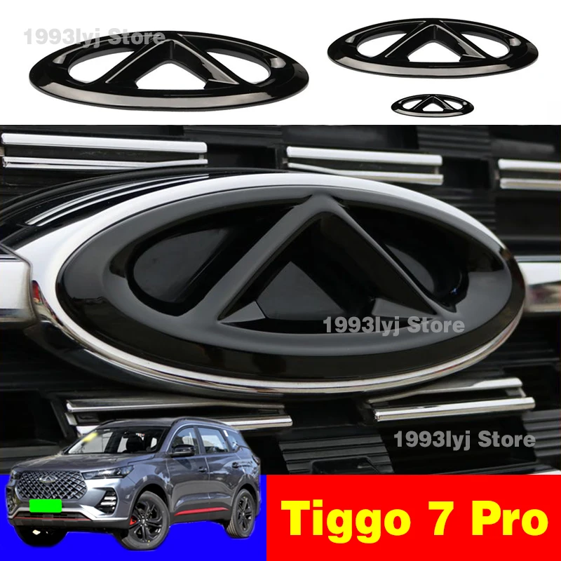 For Chery Tiggo 7 Pro Styling Plastic Rear Emblem Front Grille Badge ...