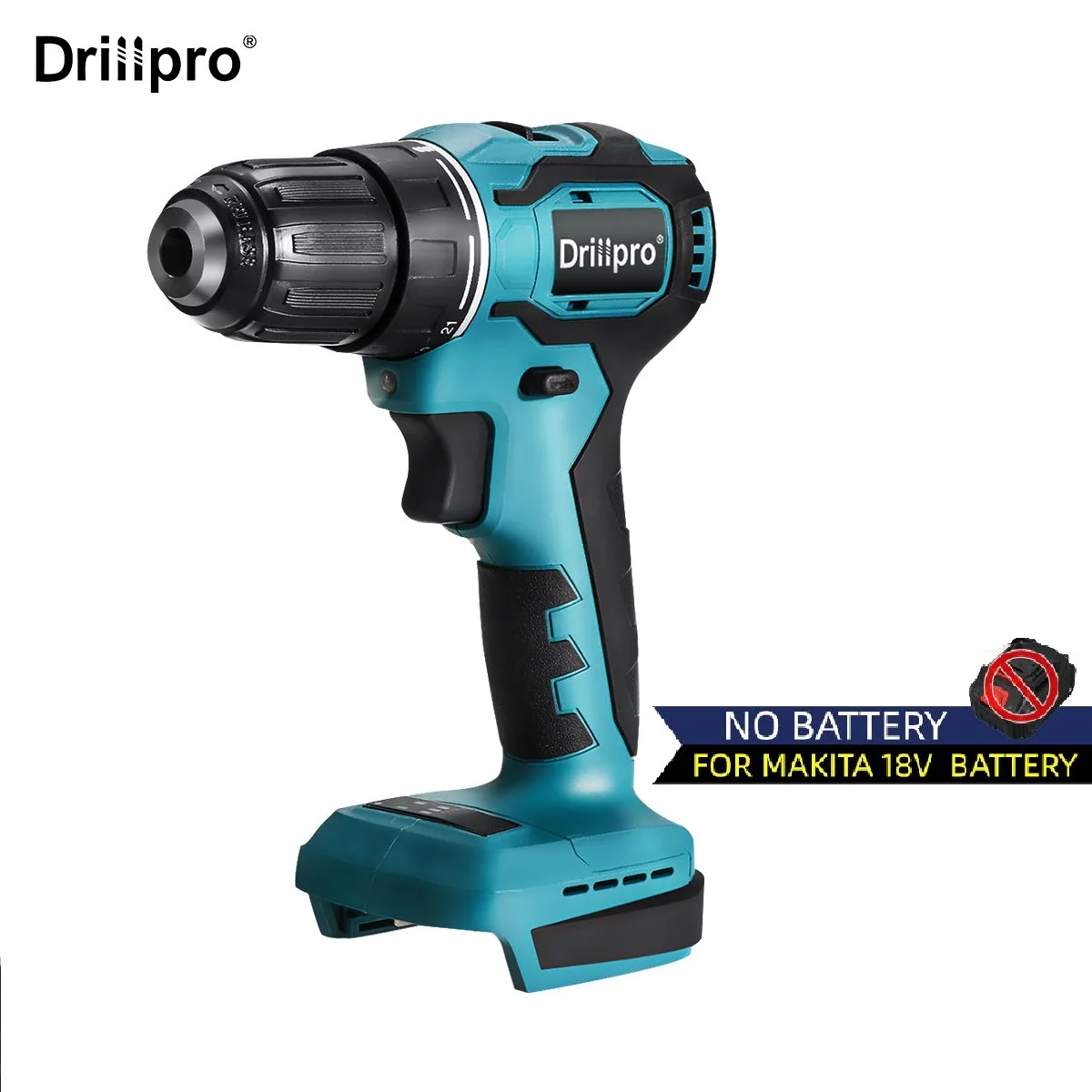 Drillpro-18V-Electric-Cordless-Screwdriver-Rechargeable-Brushless-Power ...