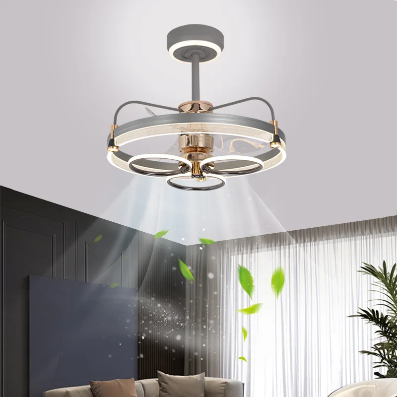 ning-Lamp-Integrated-Intelligent-Voice-Gray-Atmosphere-Living-Ceiling ...