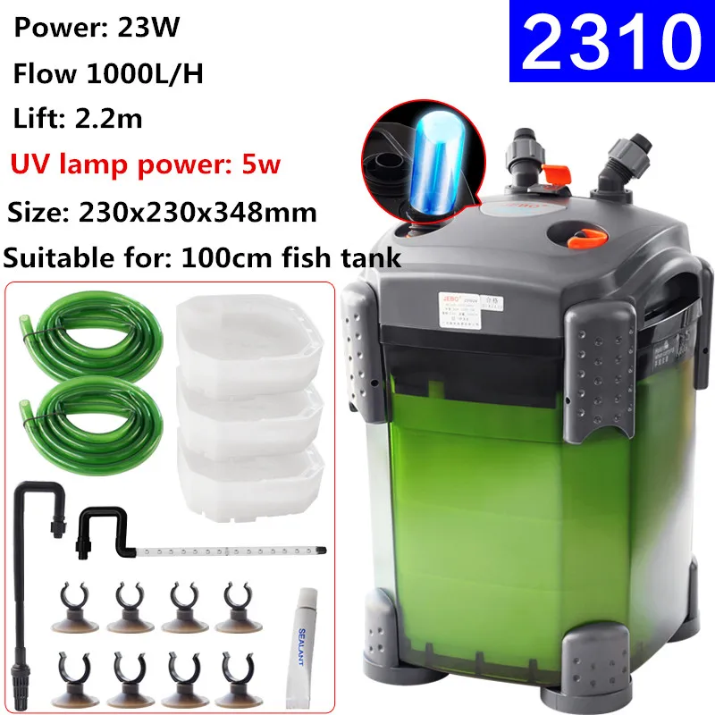 NEW-JEBO-filter-fish-tank-filter-fast-water-purification-UV-filter ...