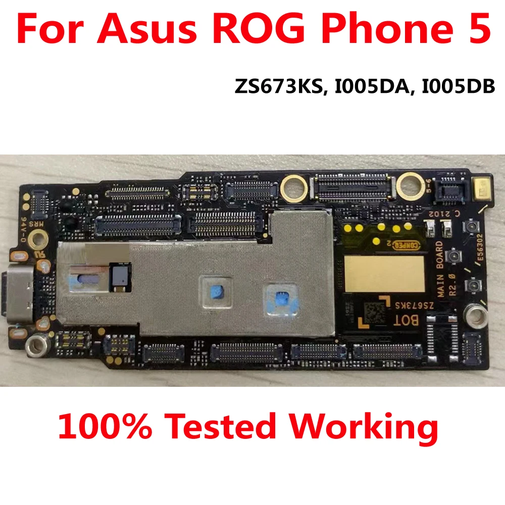100-Tested-Working-Mainboard-Motherboard-For-Asus-ROG-Phone-5-ROG5 ...