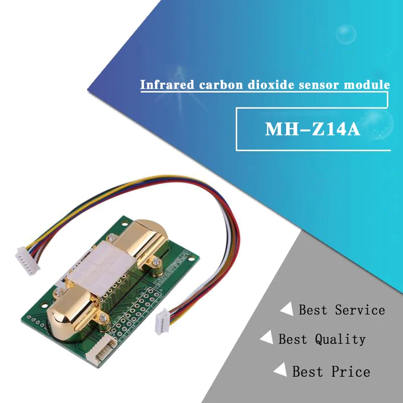 Free shipping NDIR CO2 SENSOR MH Z14A infrared carbon dioxide sensor module,serial port, PWM ...