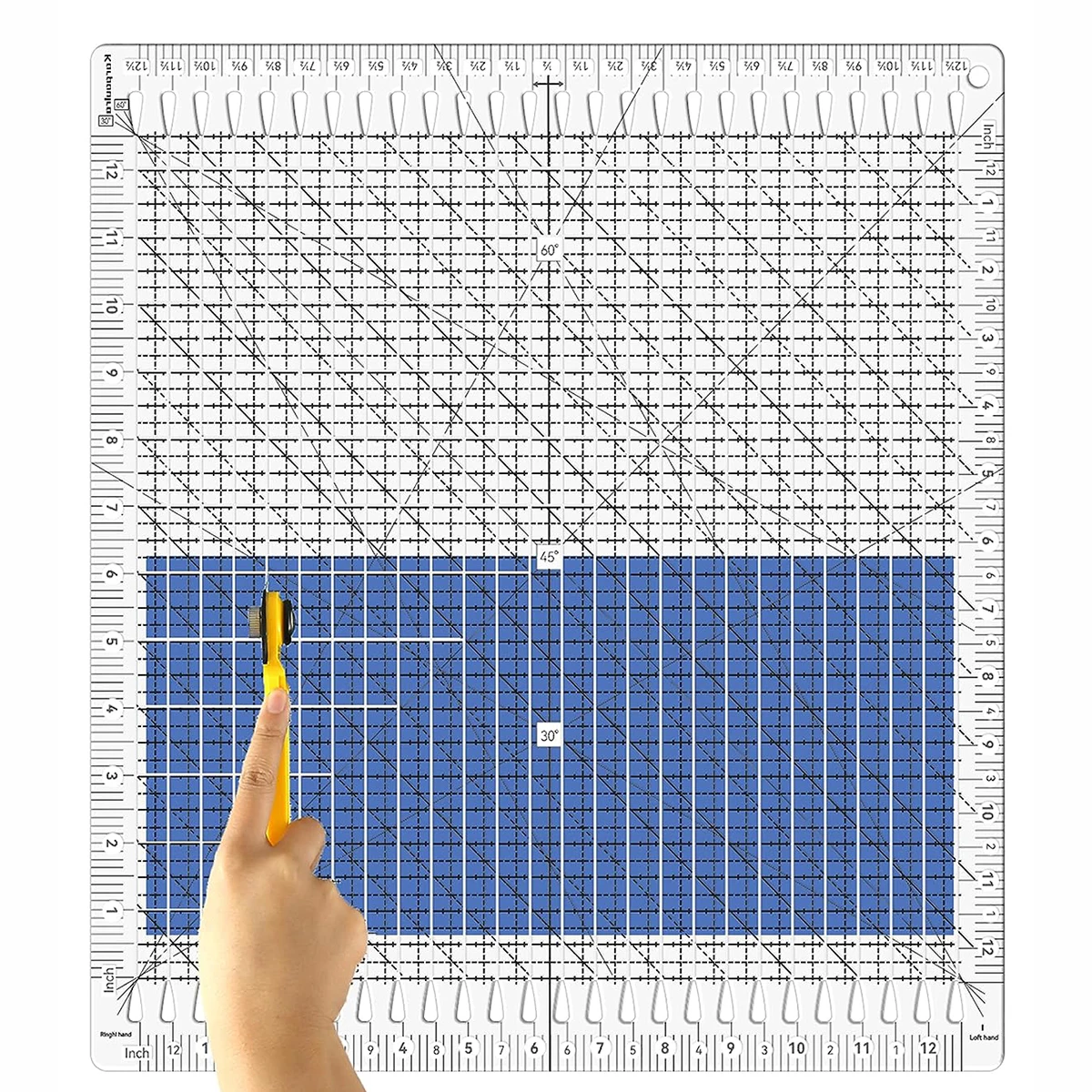 12-Inch-5-in-1-Slotted-Stripology-Quilting-Ruler-Sewing-Quilt-Strip ...