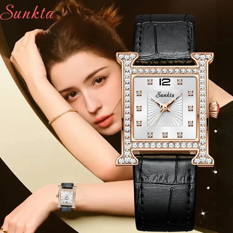 New LIGE Fashion Luxury Quartz Women's Watches Retro Elegant Casual ...