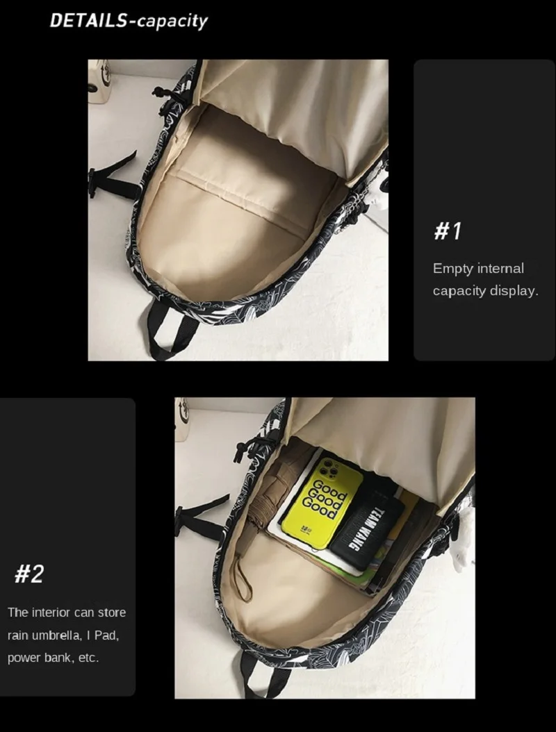 Japanese Backpack Inside