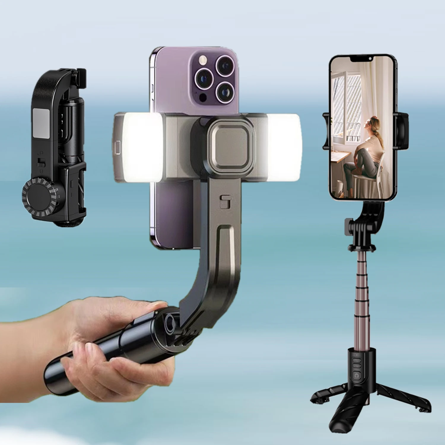 1-Axis-Gimbal-Stabilizer-for-Smartphone-360-Rotation-Shooting-and-Anti ...