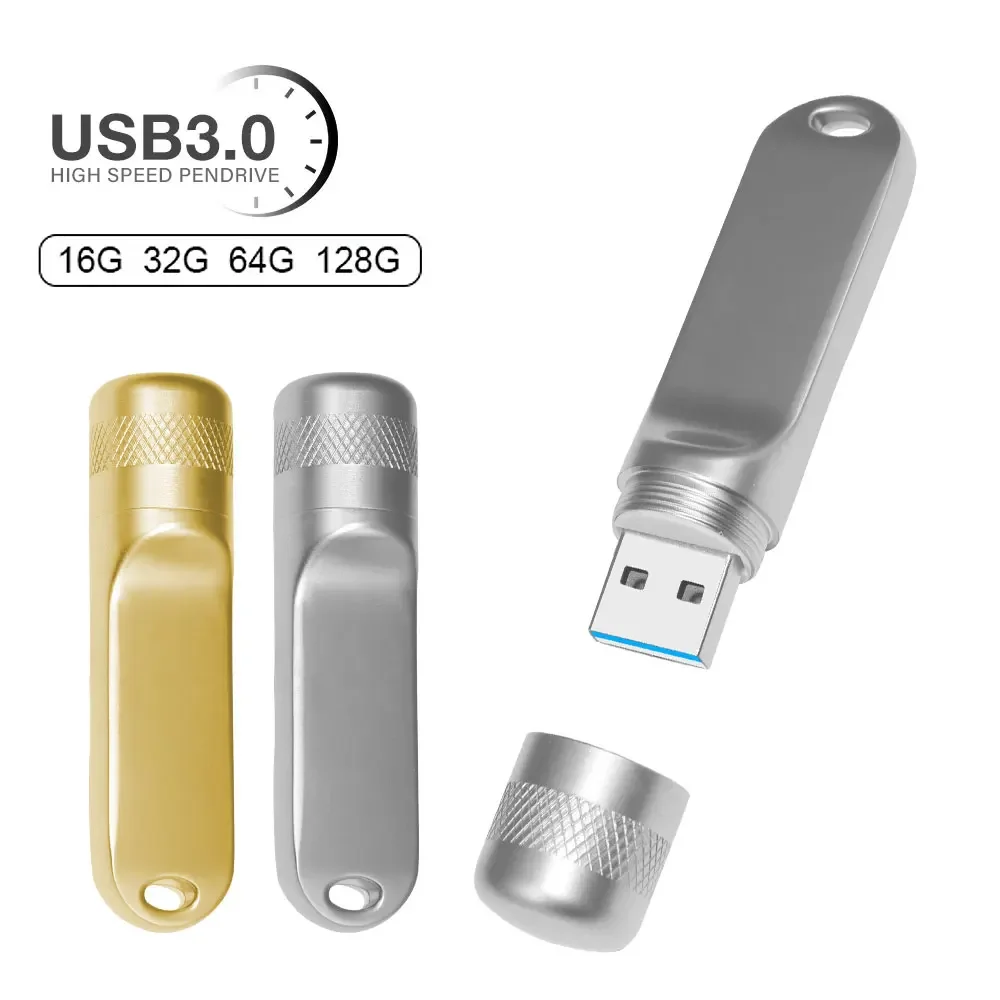 Microphone USB 3.0 Flash Drives 128GB Mini Metal Memory Stick 64GB ...