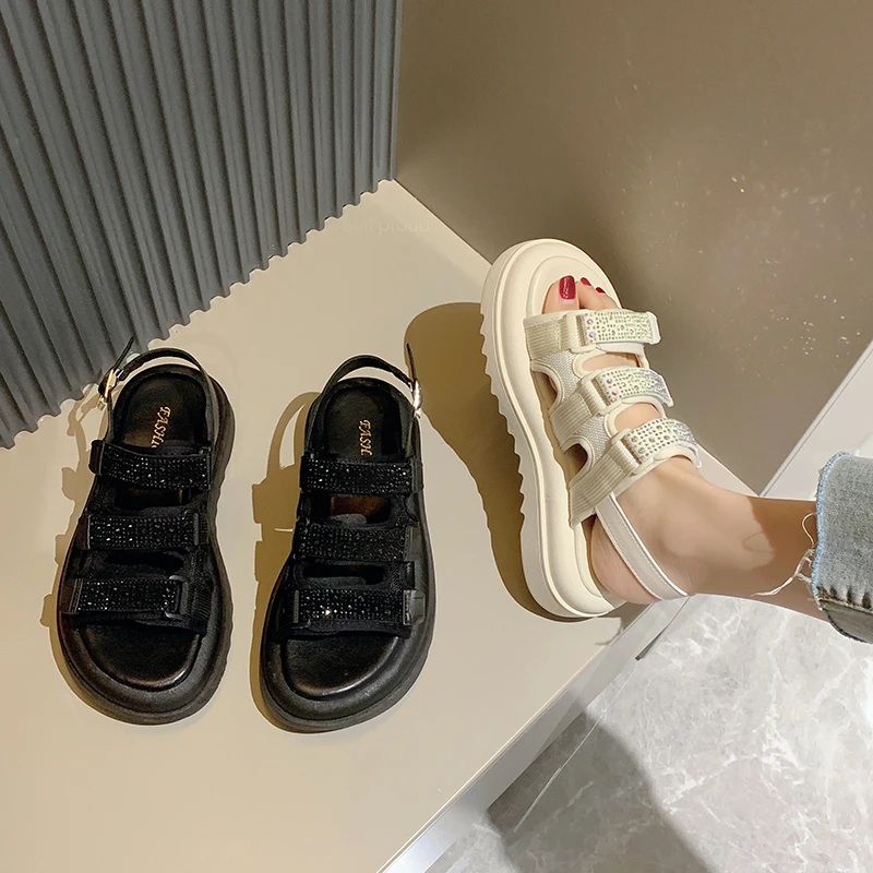 Women's Summer Shoes High Wedge Sandals | Summer Beach Platform Shoes ...