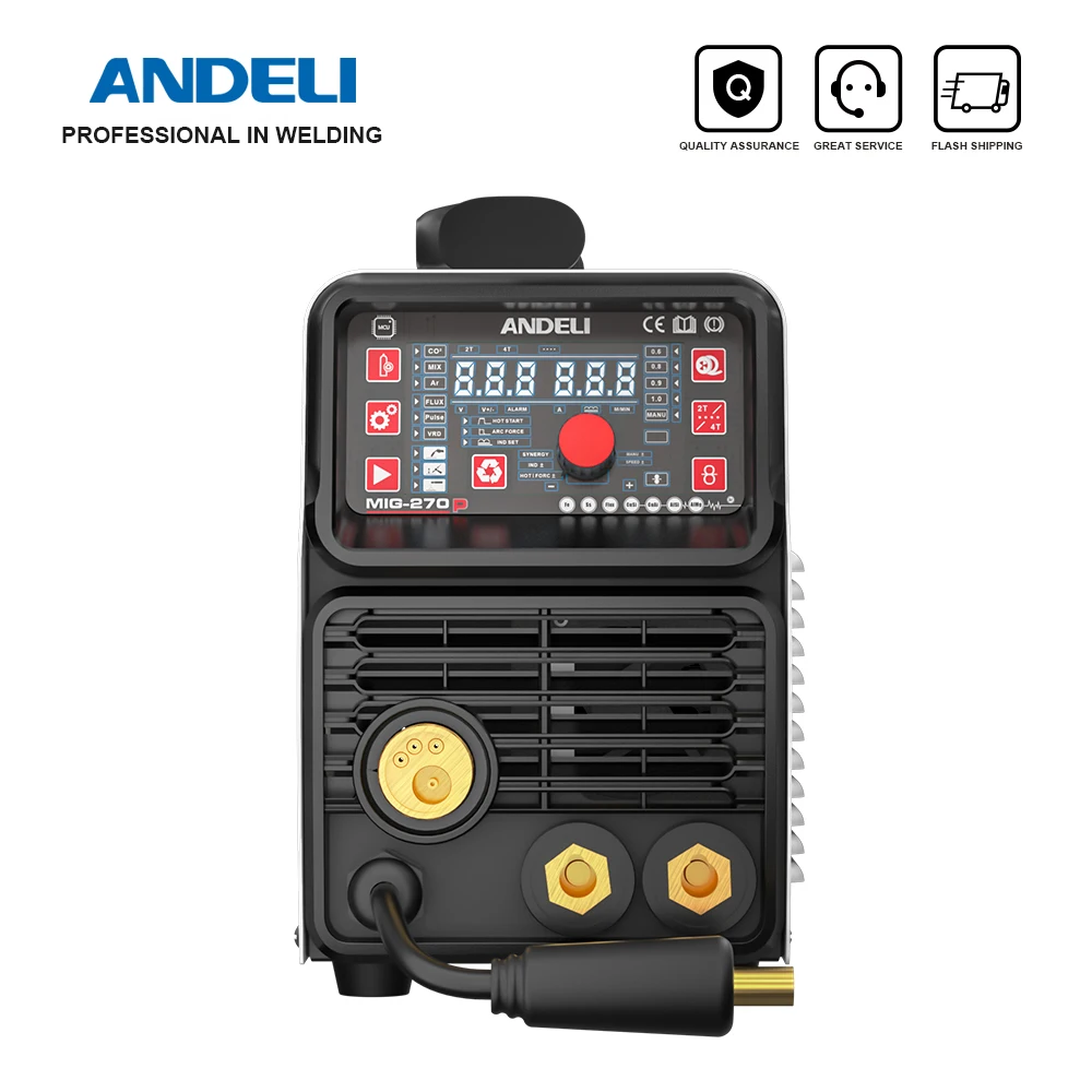 ANDELI-MIG-270P-Tela-LED-220V-MIG-Pulse-MMA-LIFT-TIG-Gasless-Soldagem-3 ...
