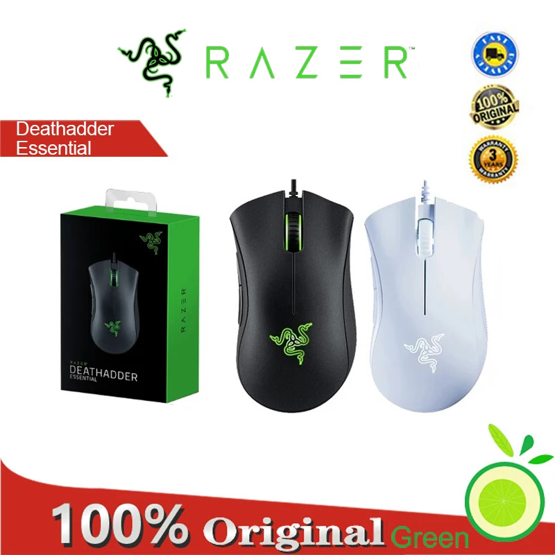 Razer-souris Ergonomique Filaire Deathhadder Essential, 6400dpi ...