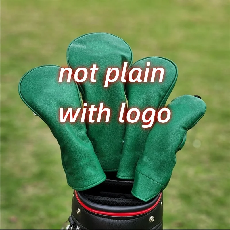 Golf-Driver-Headcover-Woods-Head-Cover-Set-Green-Golf-Clubs-Covers ...