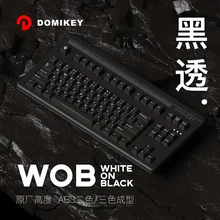 Domikey Obsidian Wob Cherry Profile Abs Doubleshot Backlit Keycap For ...