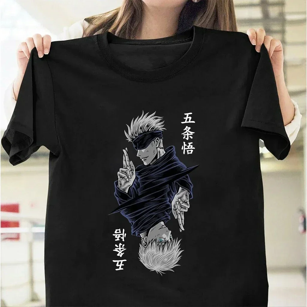 Fashion-Jujutsu-Kaisen-Satoru-Gojo-Anime-Printed-Lady-O-Neck-Short ...