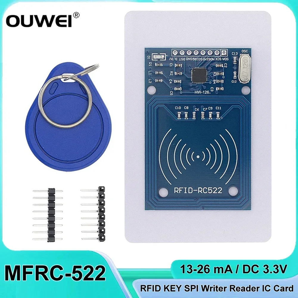 MFRC-522-RC-522-RC522-Antenna-RFID-Kit-Mifare-IC-Wireless-Module-IC-KEY ...