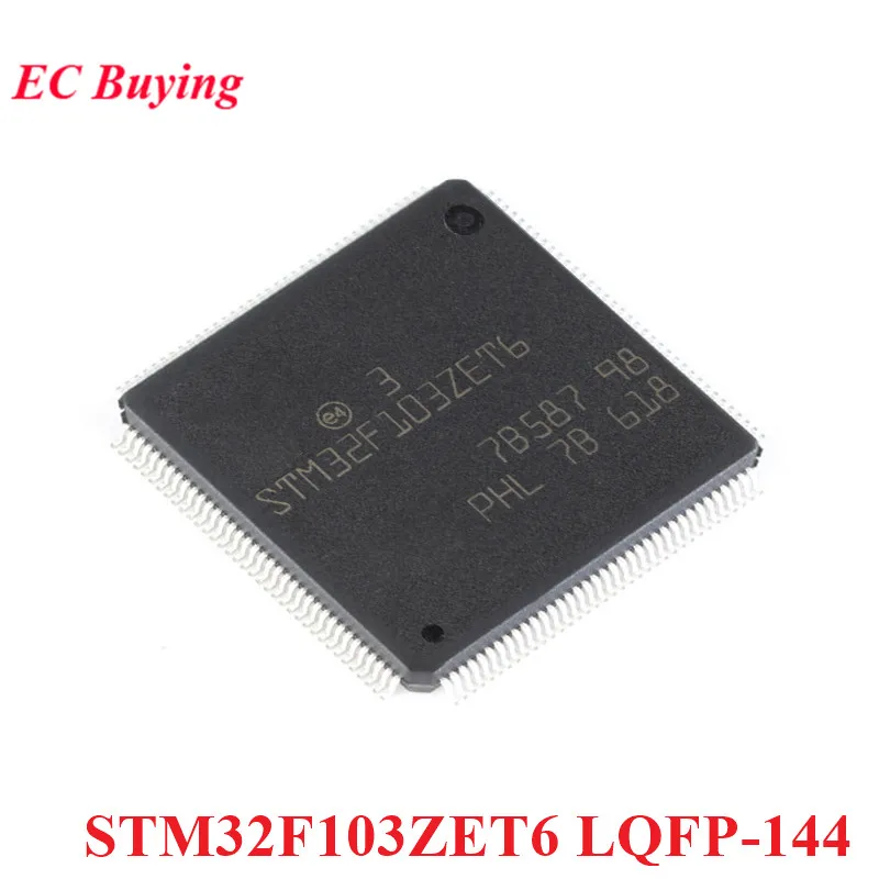 STM32F103ZET6 LQFP 144 STM32 F103ZET6 STM32F103 LQFP144 Cortex M3 32 Bit Microcontroller Chip ...