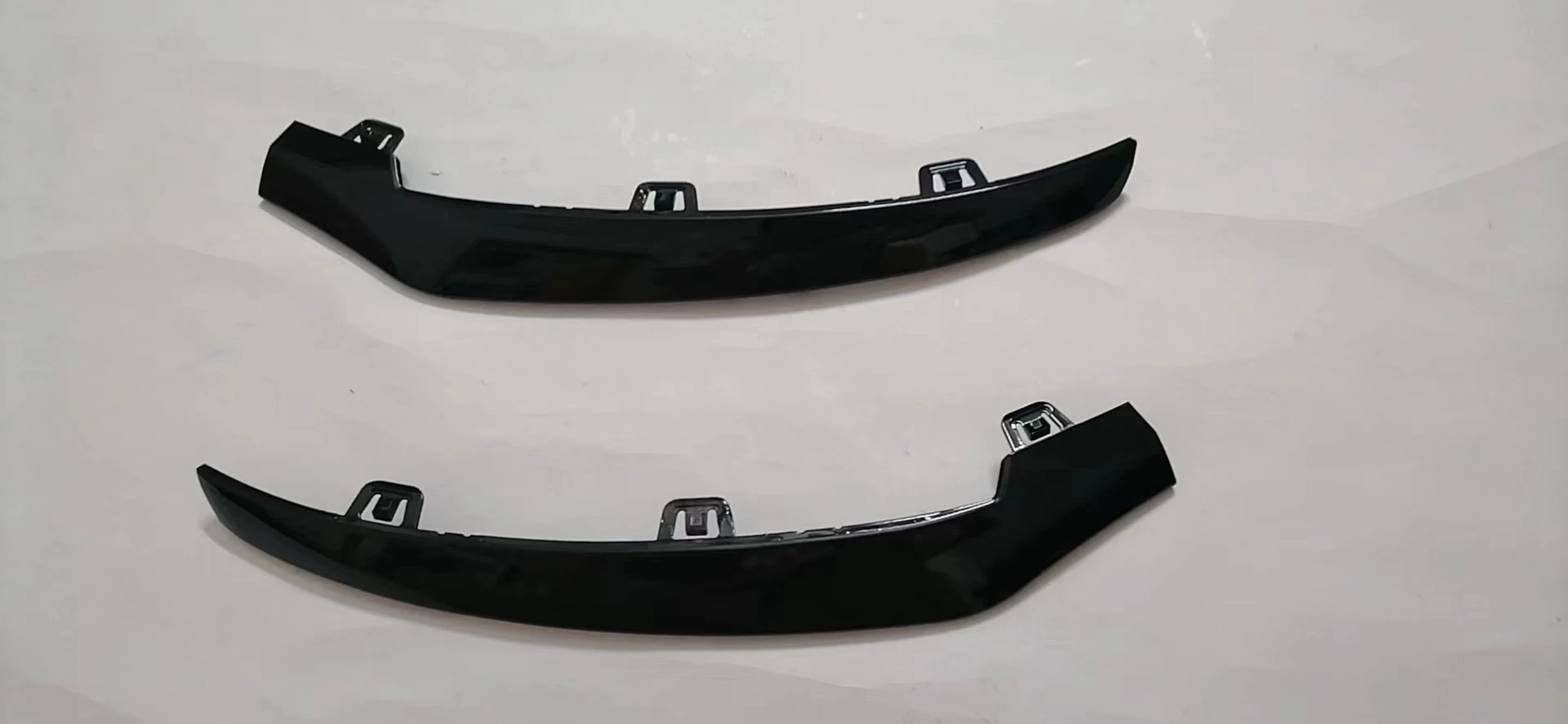 Oe;a2538855300+a2538855400 Front Bumper Lip Spoiler With Chrome Trim ...