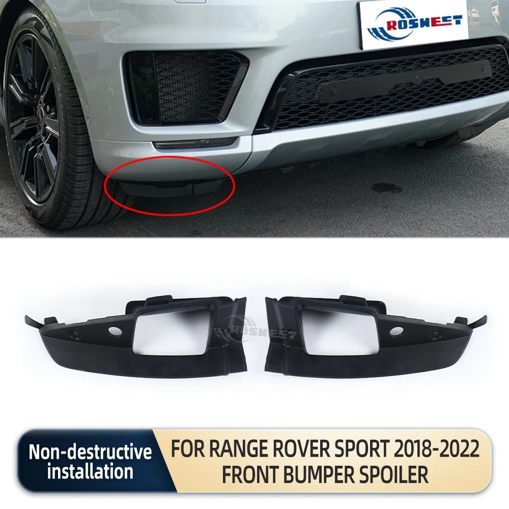 Car Front Bumper Spoiler For Land Rover Range Rover Sport 2018-2022 ...
