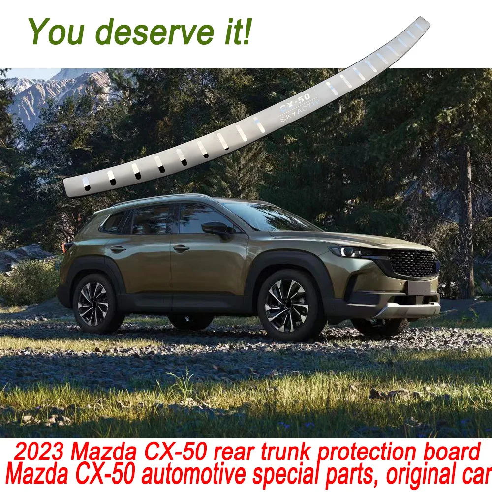 For-Mazda-CX-50-CX50-CX-50-2023-Trunk-Trim-Rear-Bumper-Protector-Car ...