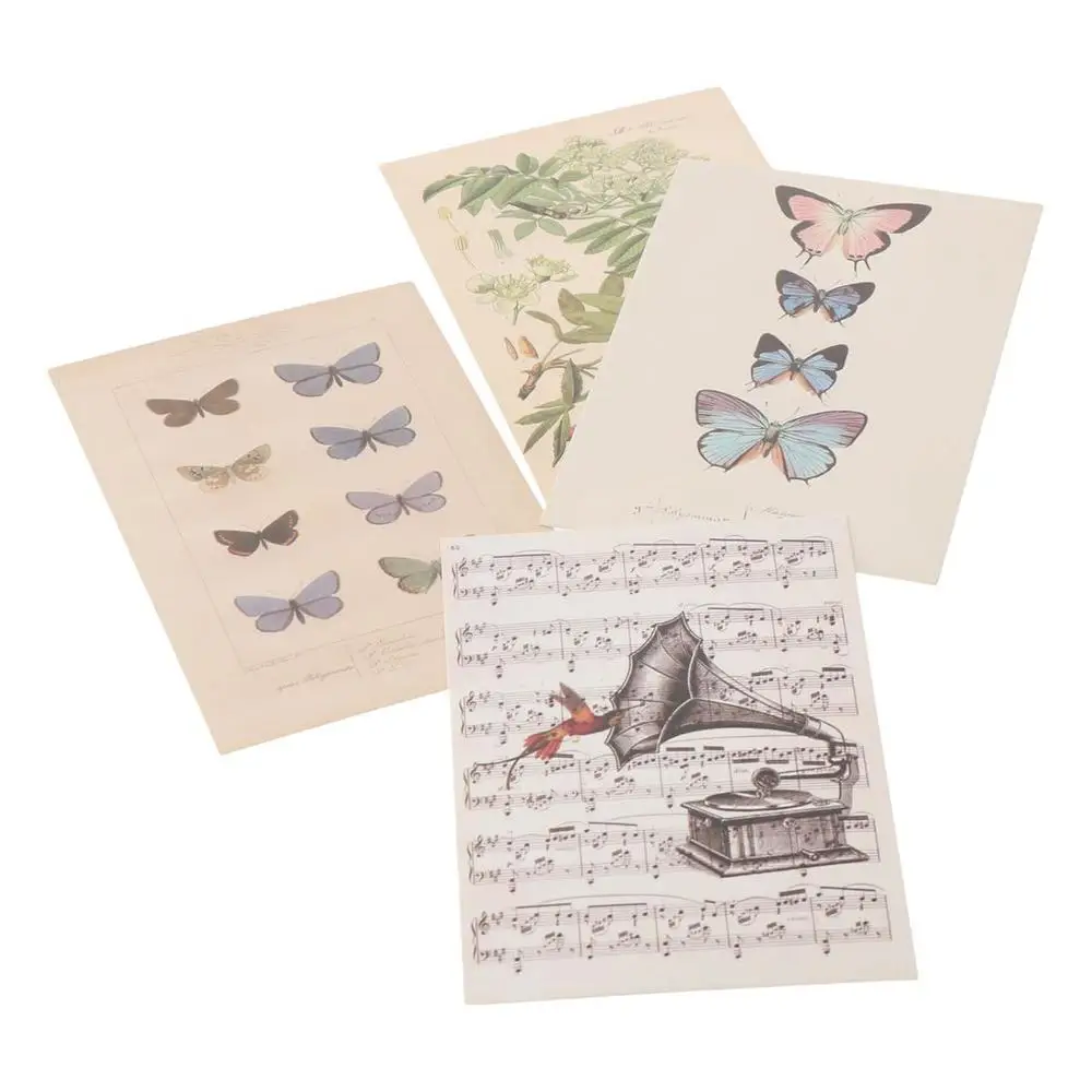 30Pcs-Vintage-Postcards-for-Mailing-Butterfly-Flower-Post-Cards-Set ...