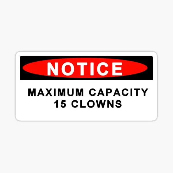 Max-Capacity-15-Clowns-Bumper-Sticker-Gl-10PCS-Stickers-for-Background ...