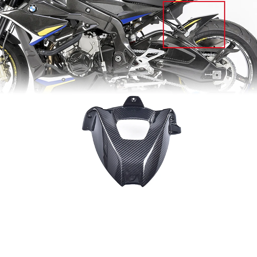 100-Dry-Full-Carbon-Fiber-Motorcycle-Modified-Rear-Fender-Hugger ...