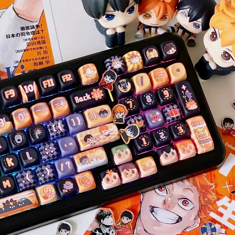 Haikyuu-Keycaps-Custom-MOA-SOA-OEM-Profile-Point-Keycap-Cute-Anime ...