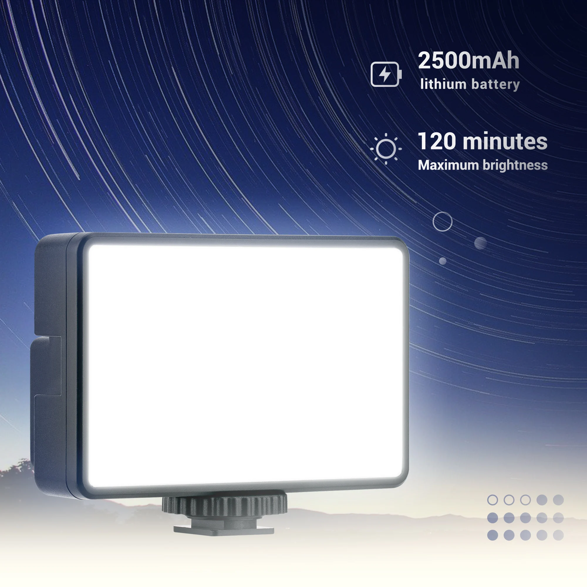 5W-Mini-66-LEDs-Video-Office-Light-2500mAh-5600K-Zoom-Lighting ...