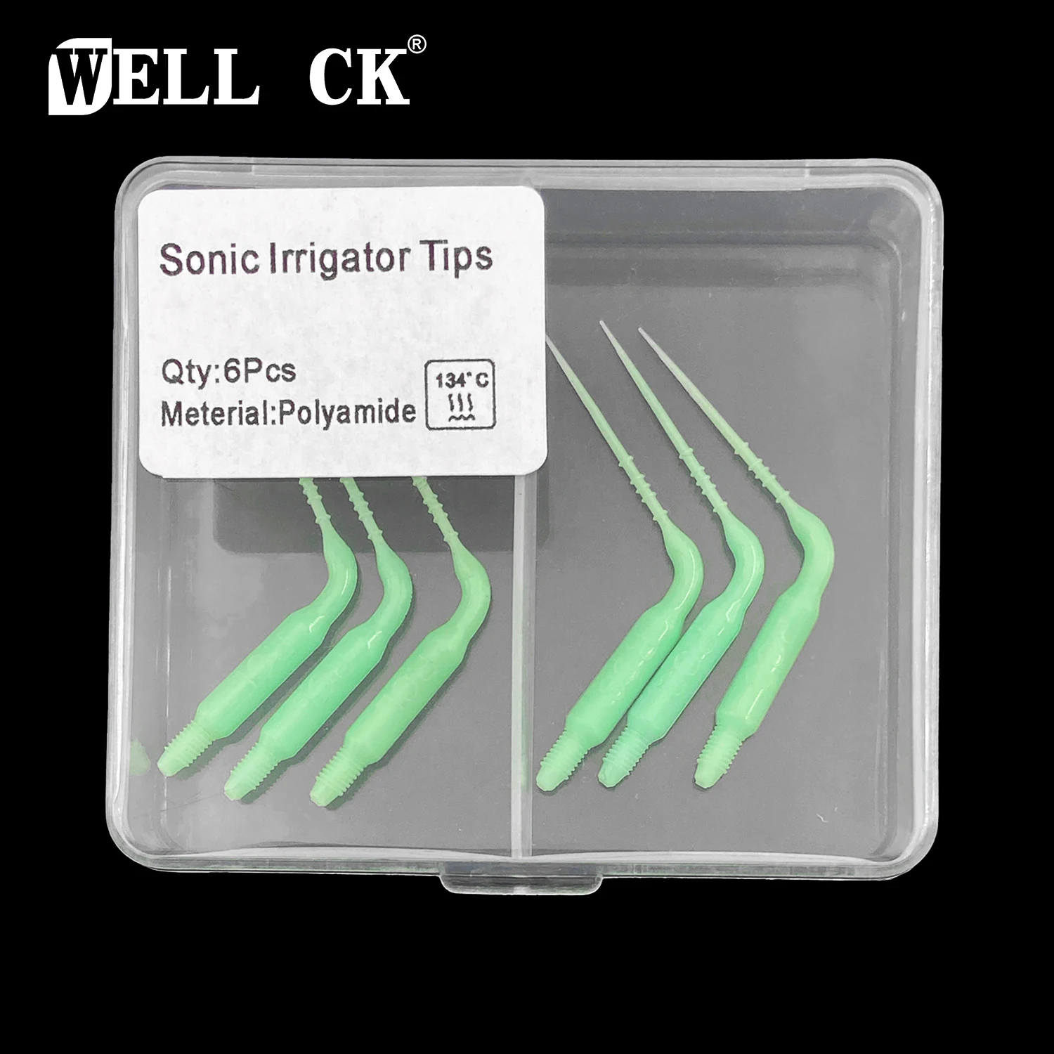 WELLCK-6pcs-Dental-Plastic-Sonic-Powered-Endo-Irrigation-Tips-Fit-For ...
