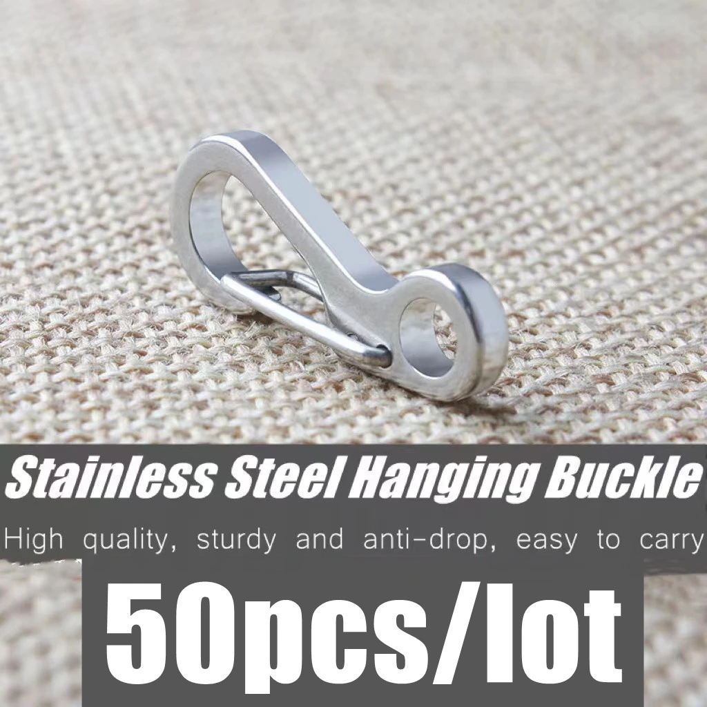 Backpack Clasps Keychain Paracord | Climbing Carabiner Keys - 50pcs/lot Mini - Aliexpress