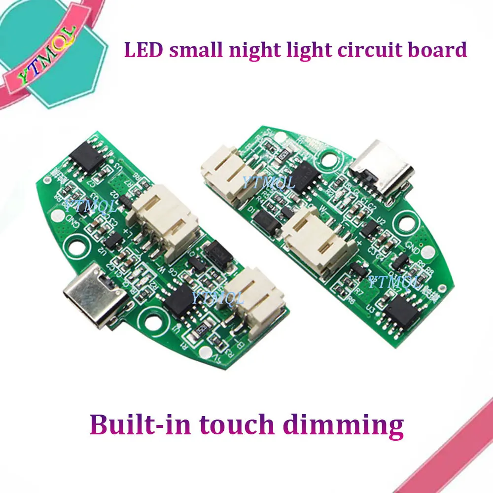 10-100Pcs-table-lamp-circuit-board-type-C-USB-charging-three-gear ...
