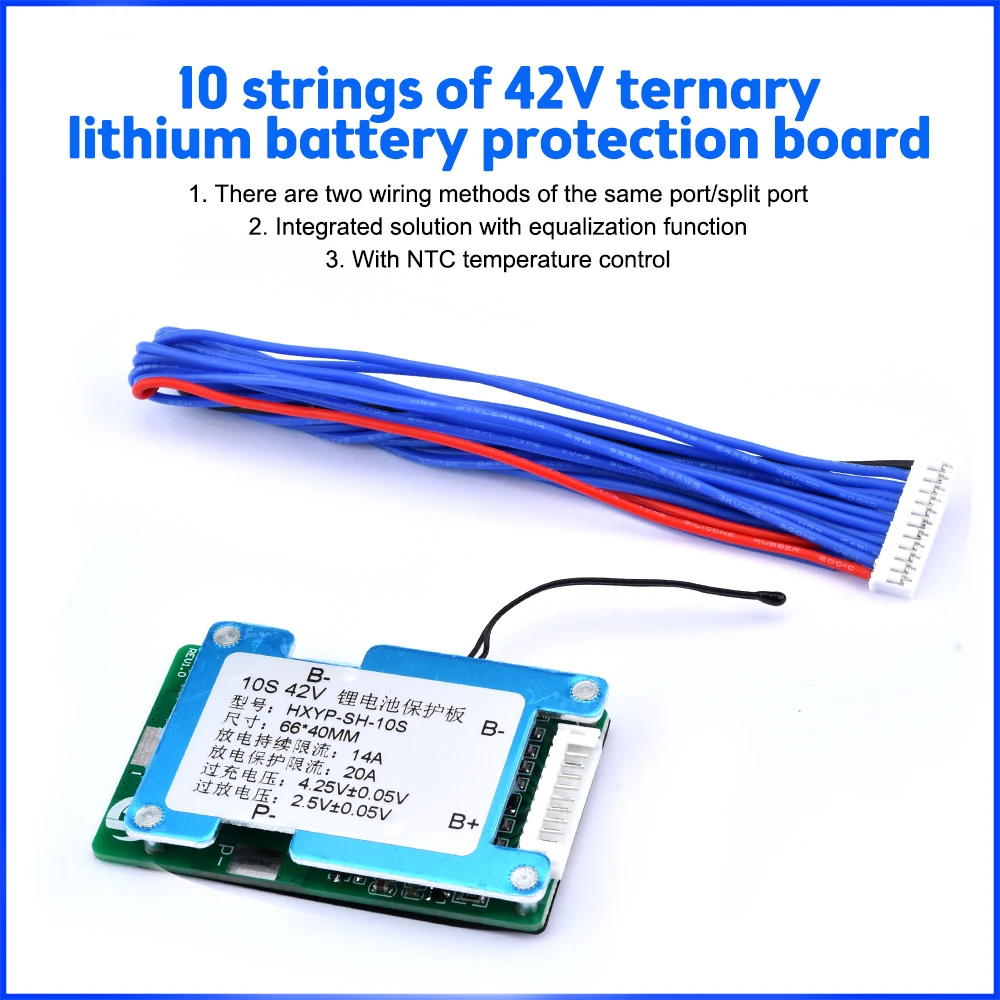10S 42V 15A BMS Polymer Cell 18650 Lithium Battery Protection Board ...