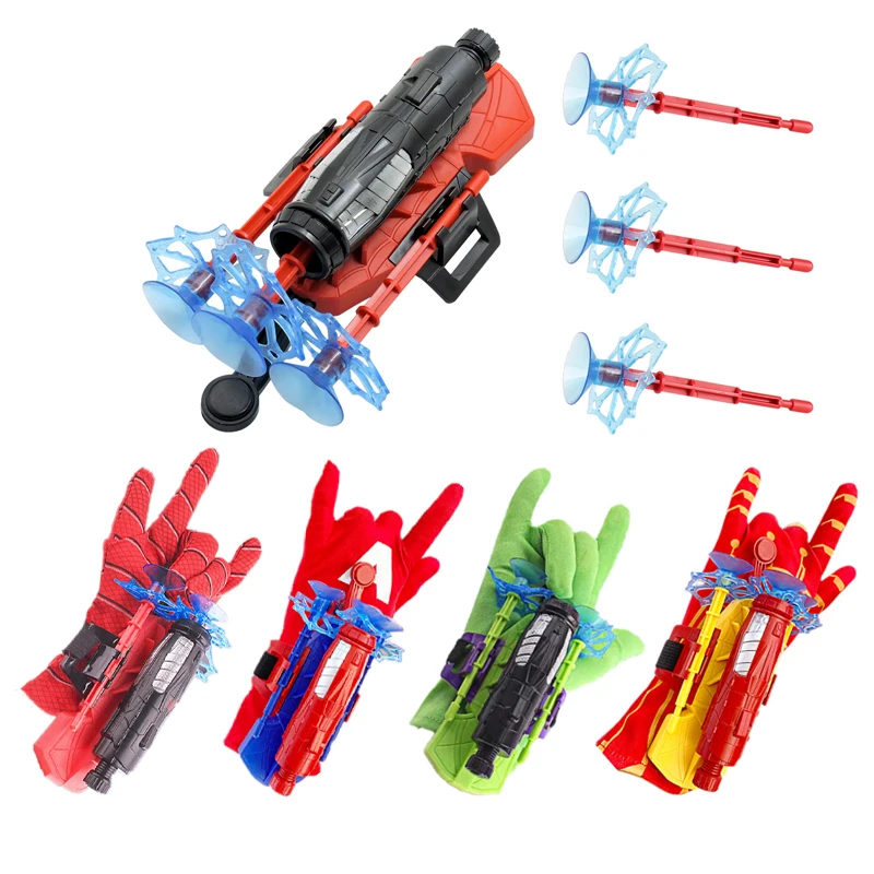 Marvel-Spiderman-Cosplay-Glove-Launcher-Set-Anime-Iron-Man-Hulk-Hero ...