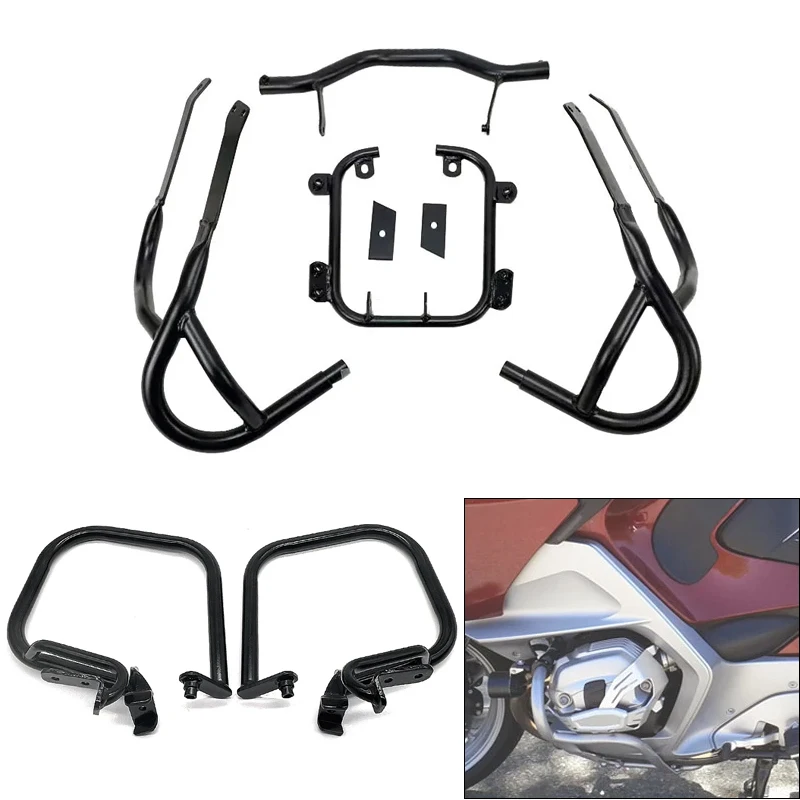 Fit For BMW R1200RT Motorcycle Front&Rear Engine Guard Side Saddlebag ...