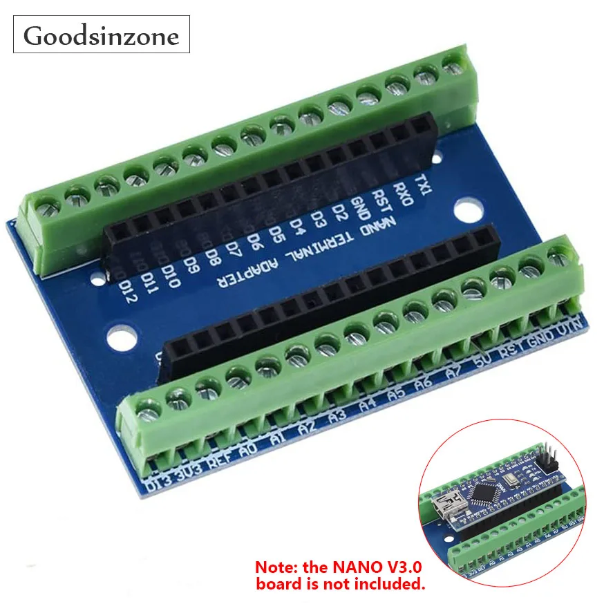 Arduino Nano V30용 Gpio 확장 보드 Arduino Mano Avr Atmega328p용 Io Shield