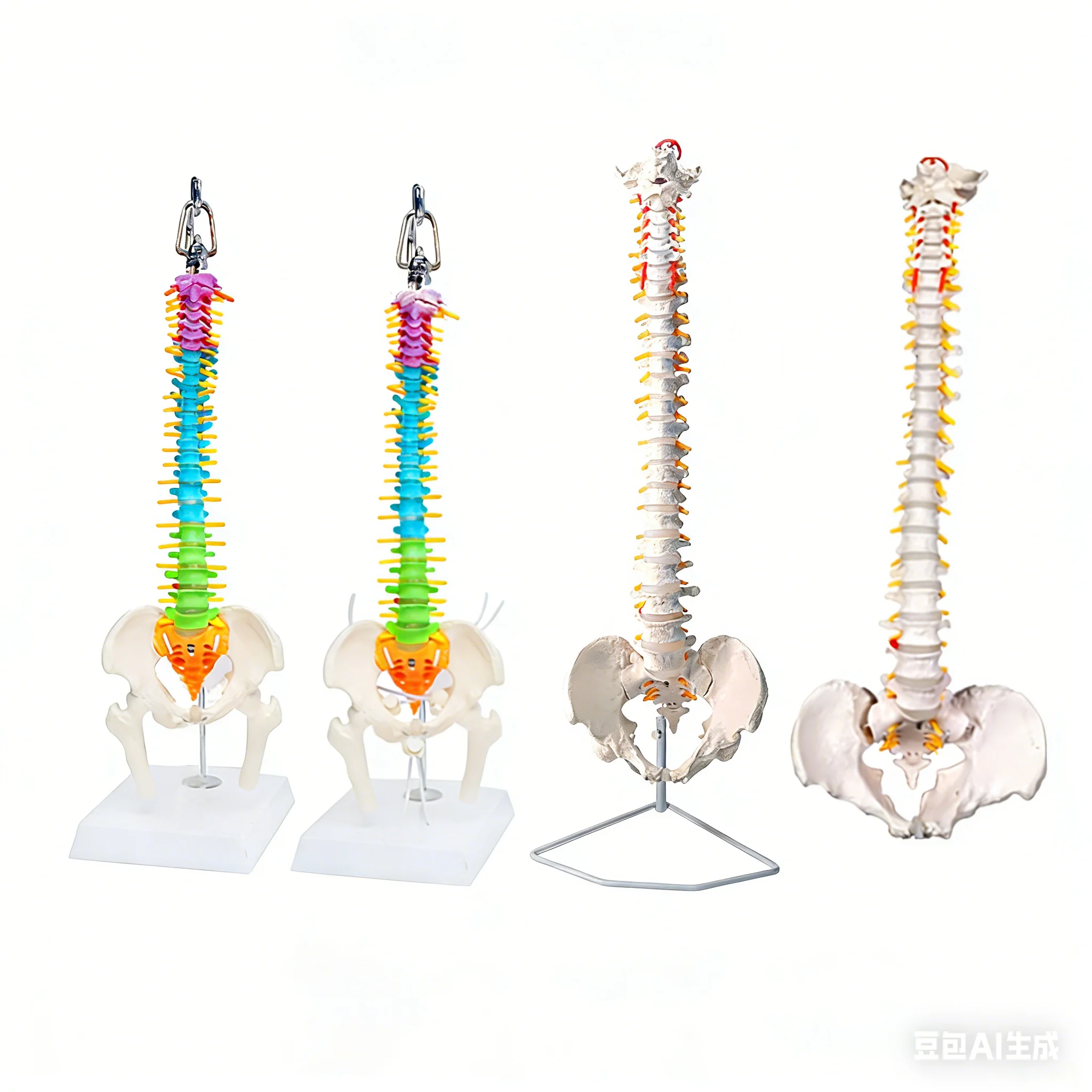 Human Spine Models Flexible Spinal Cord 45cm with Pelvic Spine Spinal ...