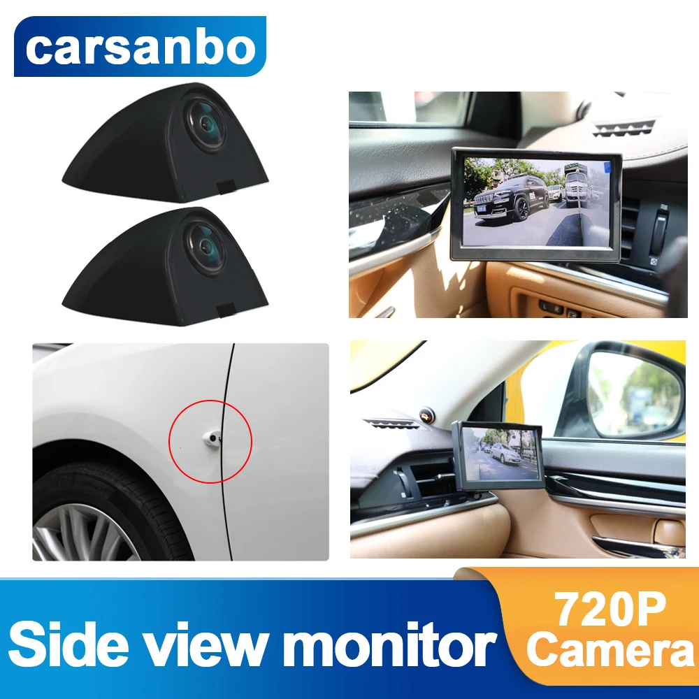 Carsanbo 5 Inch HD Mirror Monitor Car Digital Side View System with ...