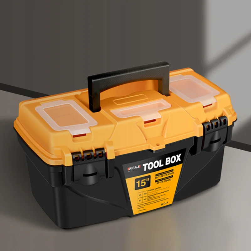 AIRAJ-15-Inch-Toolbox-Large-Capacity-Plastic-Thickening-Durable-Wear ...