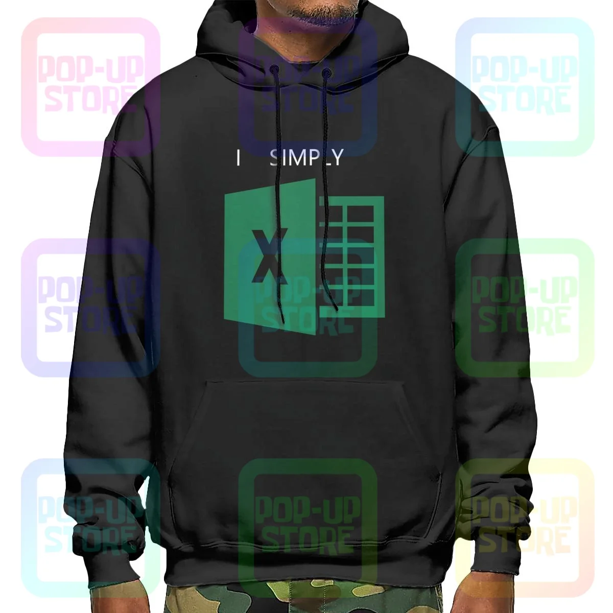 I-Simply-Excel-Sudadera-con-capucha-de-Microsoft-Excel-sudaderas-con ...