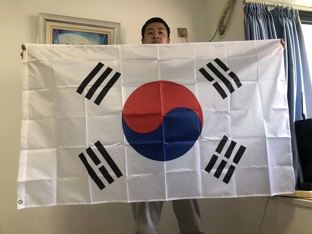 SKY-FLAG-South-Korea-flag-90X150cm-High-Quality-Polyester-Fabrics ...