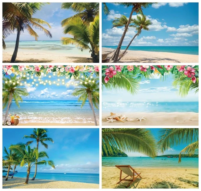 Luau Beach Background
